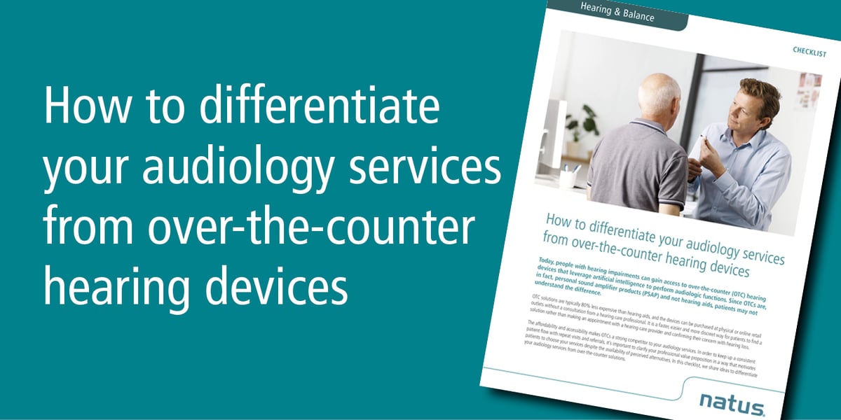 The audiologist's OTC differentiator checklist